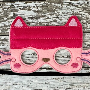 Pink Cat Costume Halloween Pink Cat Mask Halloween Cat Mask - Etsy