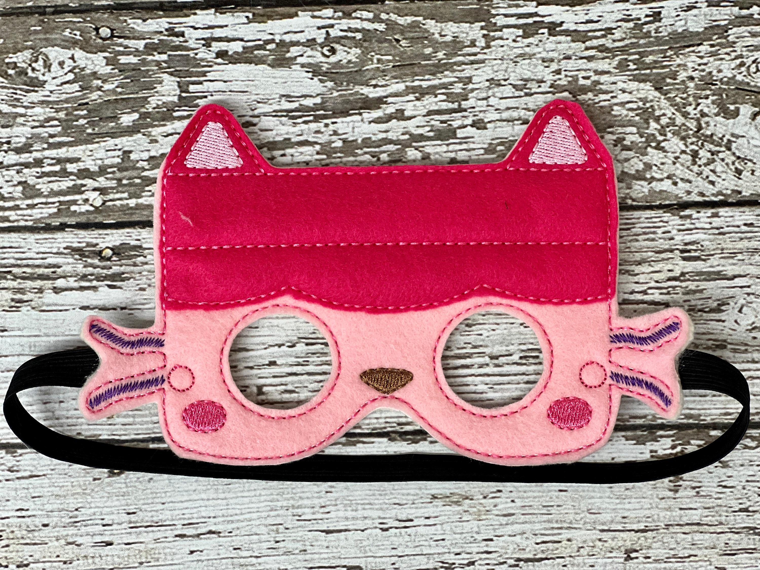 Pink Cat Costume Halloween Pink Cat Mask Halloween Cat Mask - Etsy