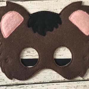 Zoo Animal Masks Kids Masks Kids Costumes Koala Mask Bear Mask Cheetah ...