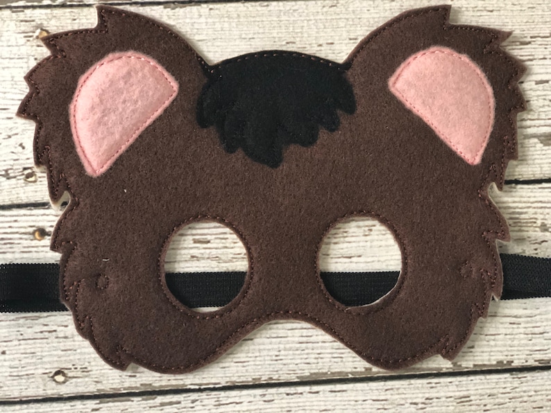 Zoo Animal Masks Kids Masks Kids Costumes Koala Mask Bear Mask - Etsy