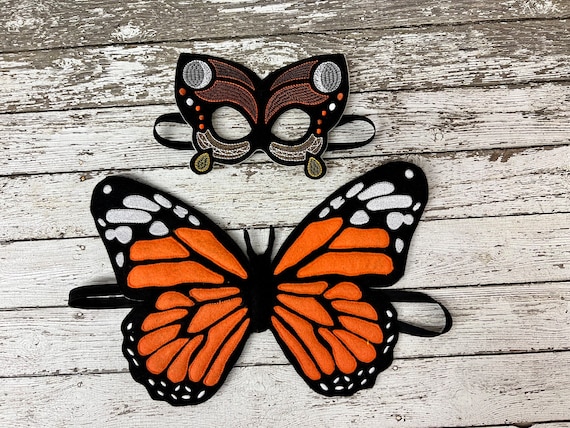 Monarch Butterfly Mask Template