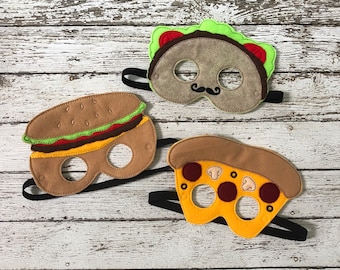 Hamburger Mask - Etsy