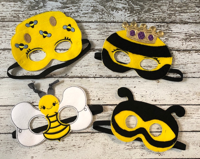 Bumble Bee Mask Bee Mask Bee Costume Insect Mask Queen Bee Mask Bee ...