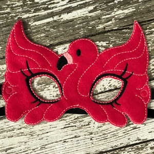 Flamingo Mask Flamingo Masks Pink Flamingo Mask Halloween Halloween ...