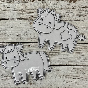 Farm Reusable Coloring Pages Farm Animals Busy Book Farm Quiet Book ...