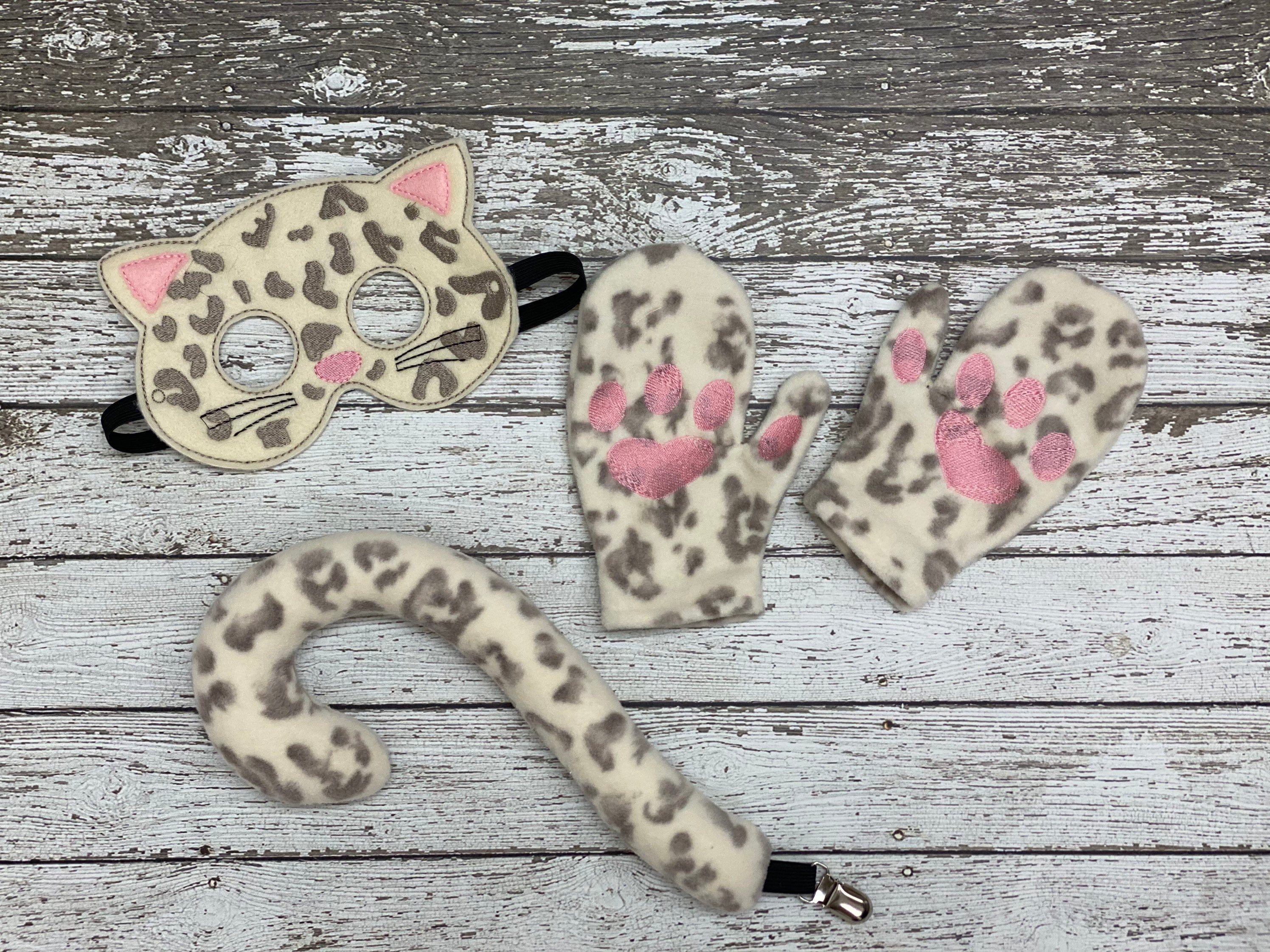 Cheetah Costume Cheetah Mask Cheetah Mittens Cheetah Tail - Etsy