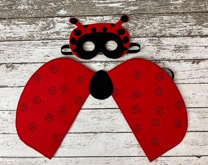 Ladybug Mask Ladybug Wings Ladybug Costume Ladybird Beetle Mask ...