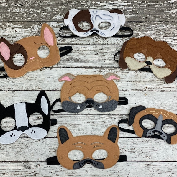 Bulldog Mask - Etsy