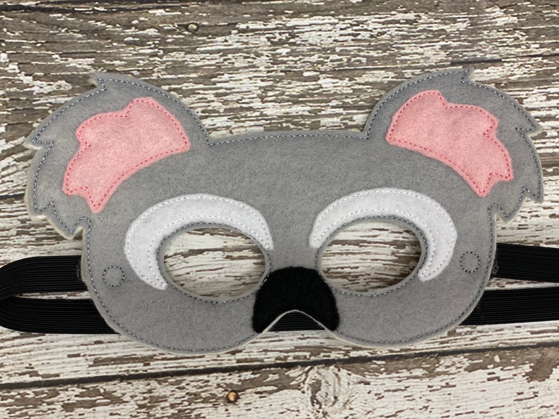 Australian Animal Masks Kangaroo Mask Koala Mask Dingo Mask | Etsy