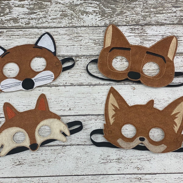 Red Fox Mask - Etsy