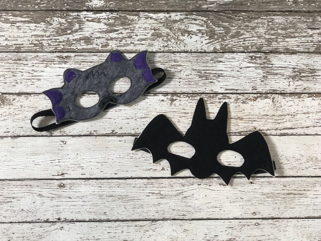 Bat Mask Bat Costume Animal Mask Felt Mask Halloween Mask - Etsy