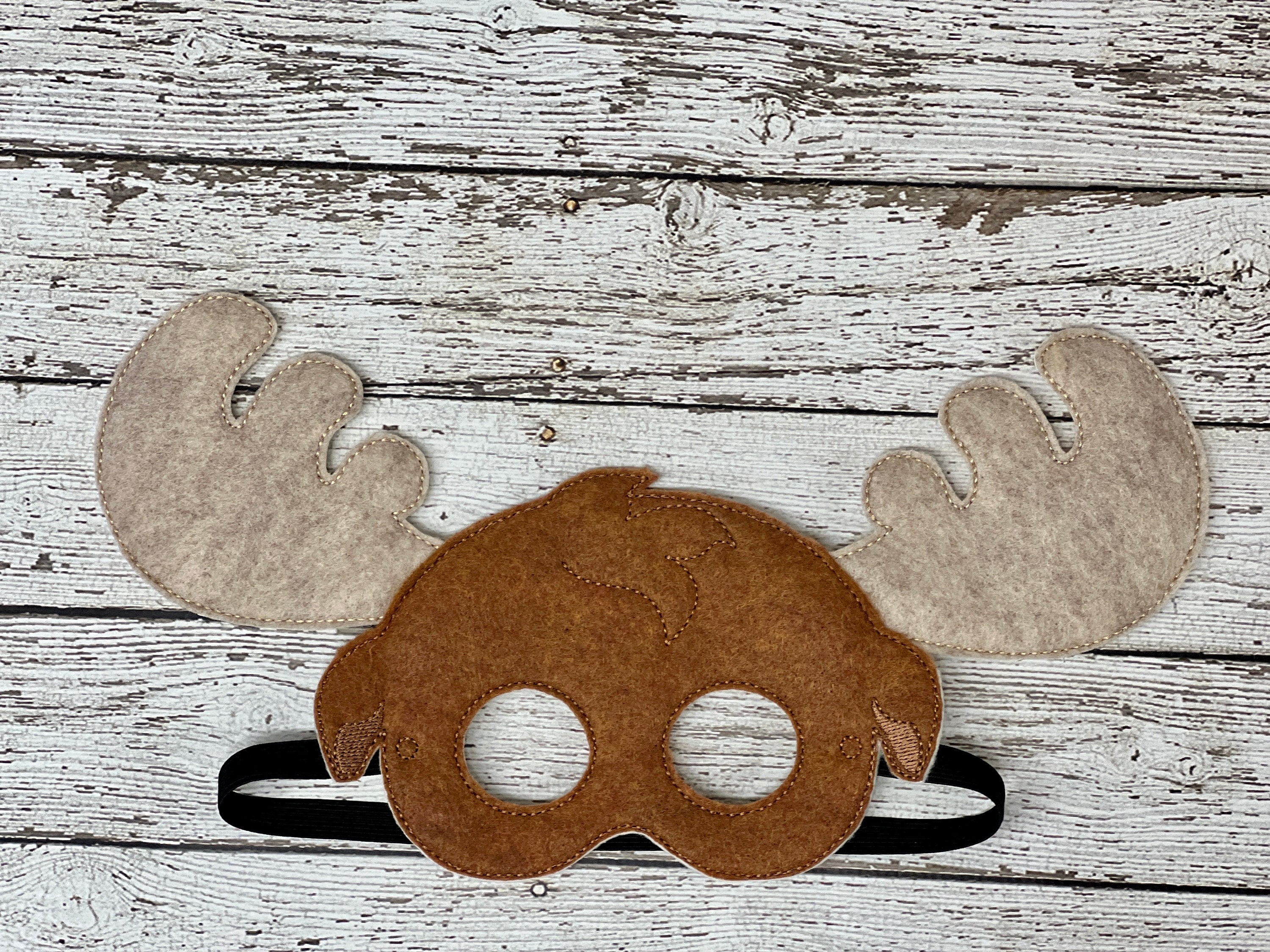 Moose Mask Elk Mask Woodland Animal Masks Kids Masks Kids Costumes Elk ...