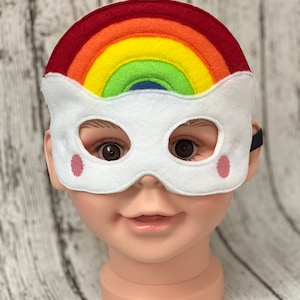 Rainbow Mask Rainbow Costume Cloud Mask Cloud Costume Weather Mask Gods ...