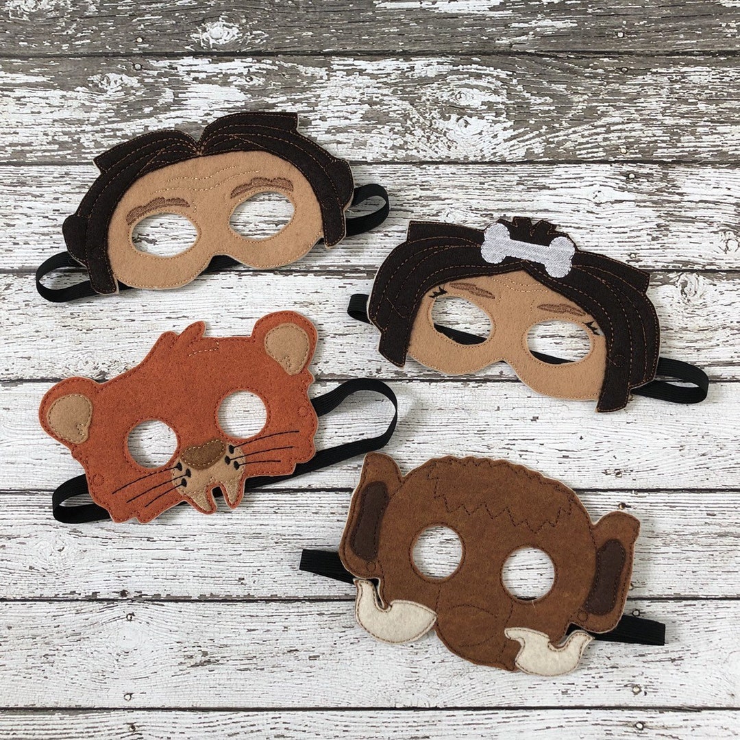 Ice Age Mask Stone Age Mask - Etsy