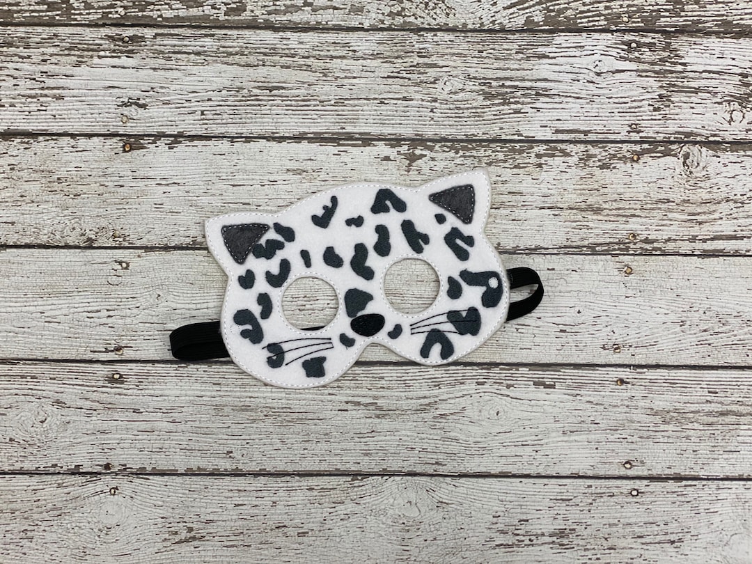 Snow Leopard Animal Mask Snow Leopard Costume African Cat Mask Zoo ...
