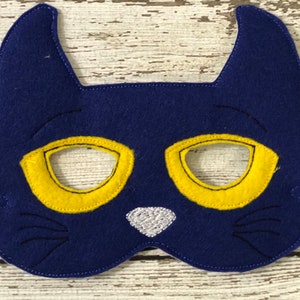 Blue Cat Mask Blue Cat Costume Blue Cat Felt Mask Book Report Mask Book ...