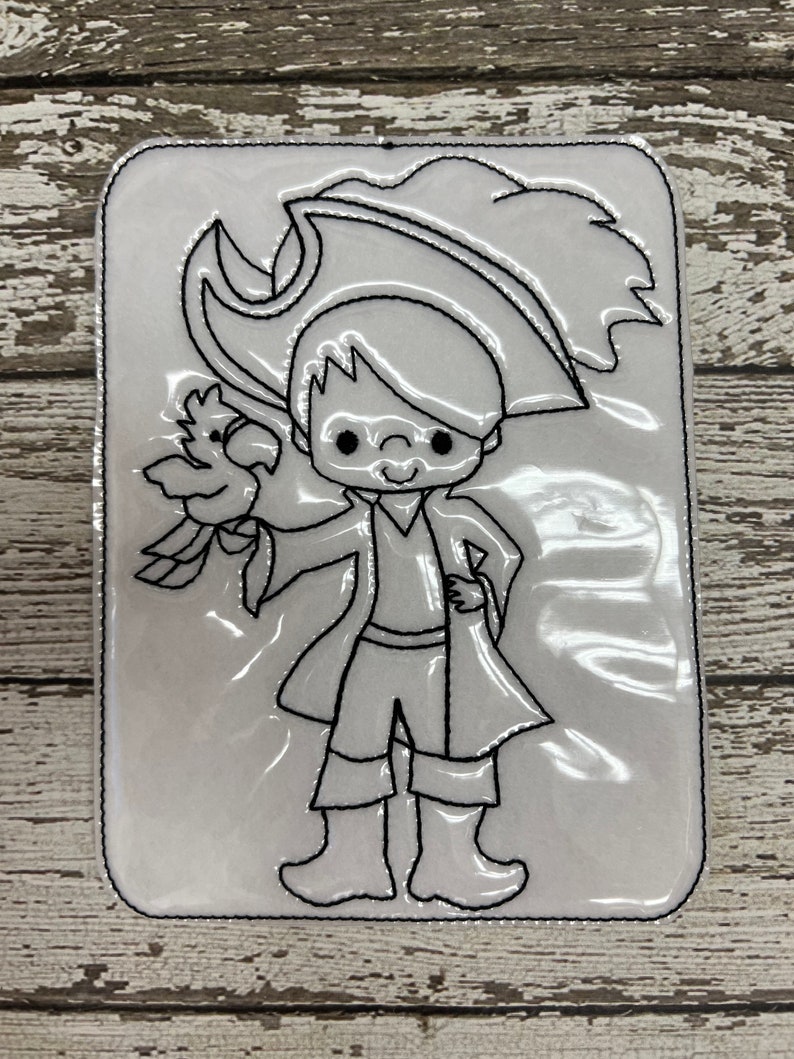 Pirate Reusable Coloring Pages Shark Reusable Coloring Pages | Etsy