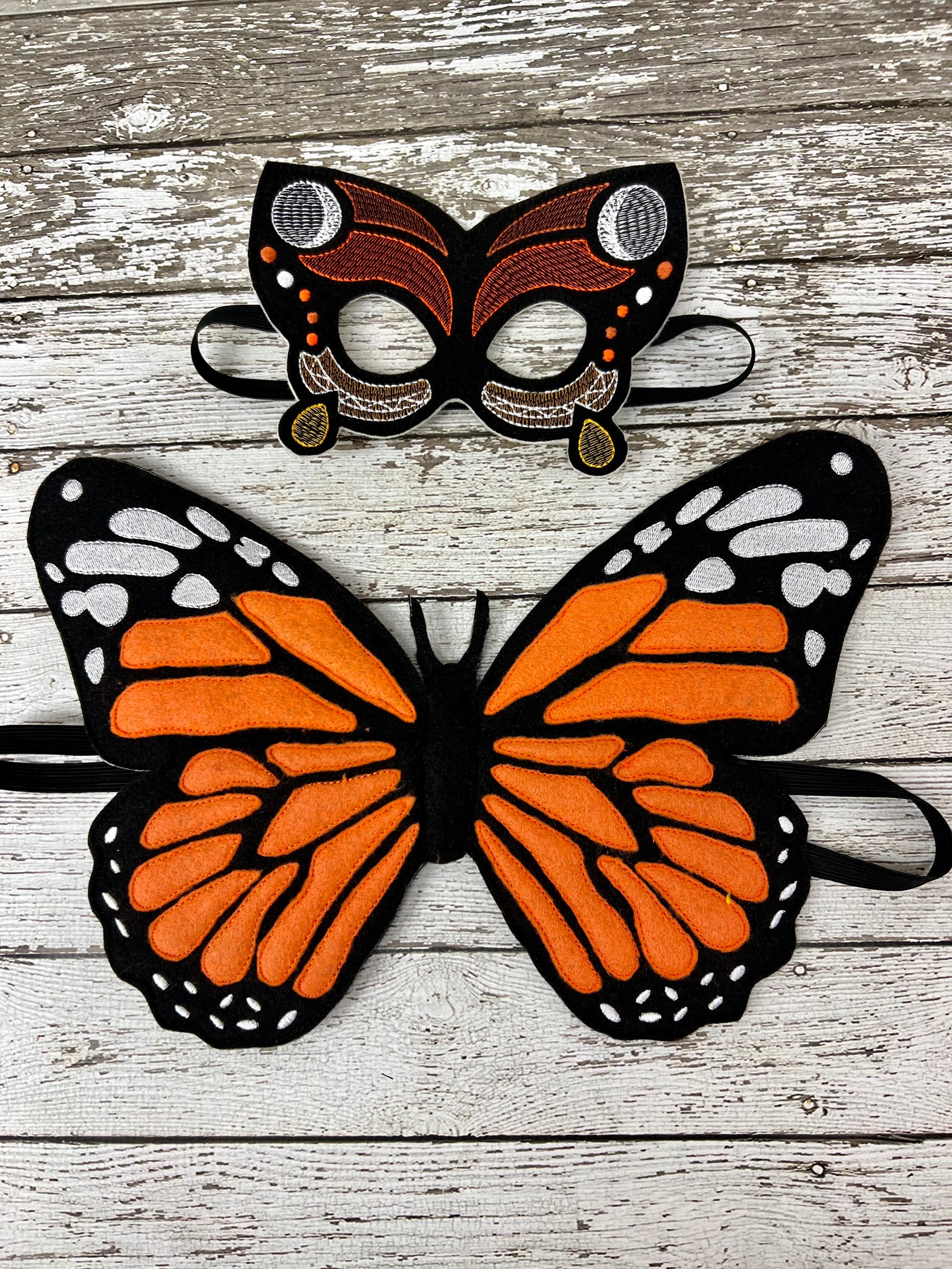 Monarch Butterfly Mask Template