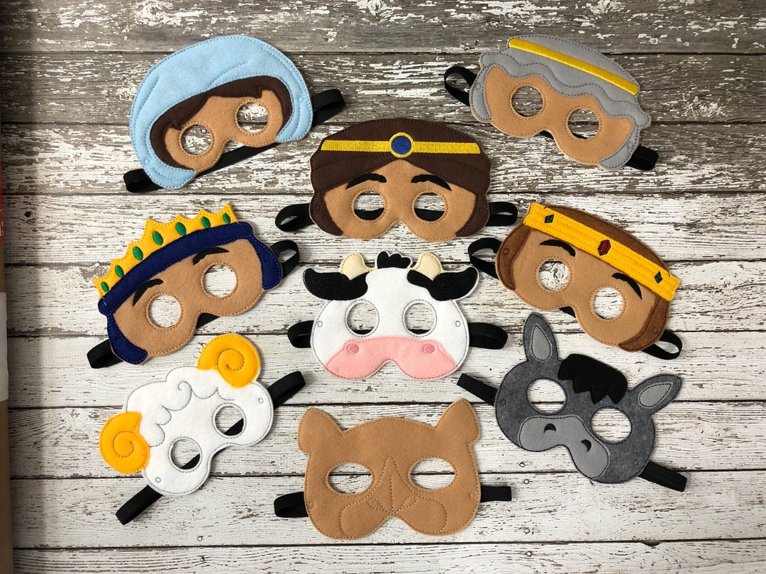 Nativity Felt Masks Nativity Costumes - Etsy