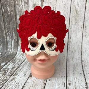 Raggedy Ann Mask Raggedy Ann Costume Rag-doll Felt Masks Doll Mask ...