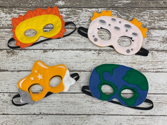 Planet Felt Mask Space Mask Sun Costume Sunshine Mask Earth | Etsy