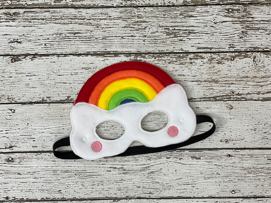 Rainbow Mask Rainbow Costume Cloud Mask Cloud Costume Weather Mask Gods ...