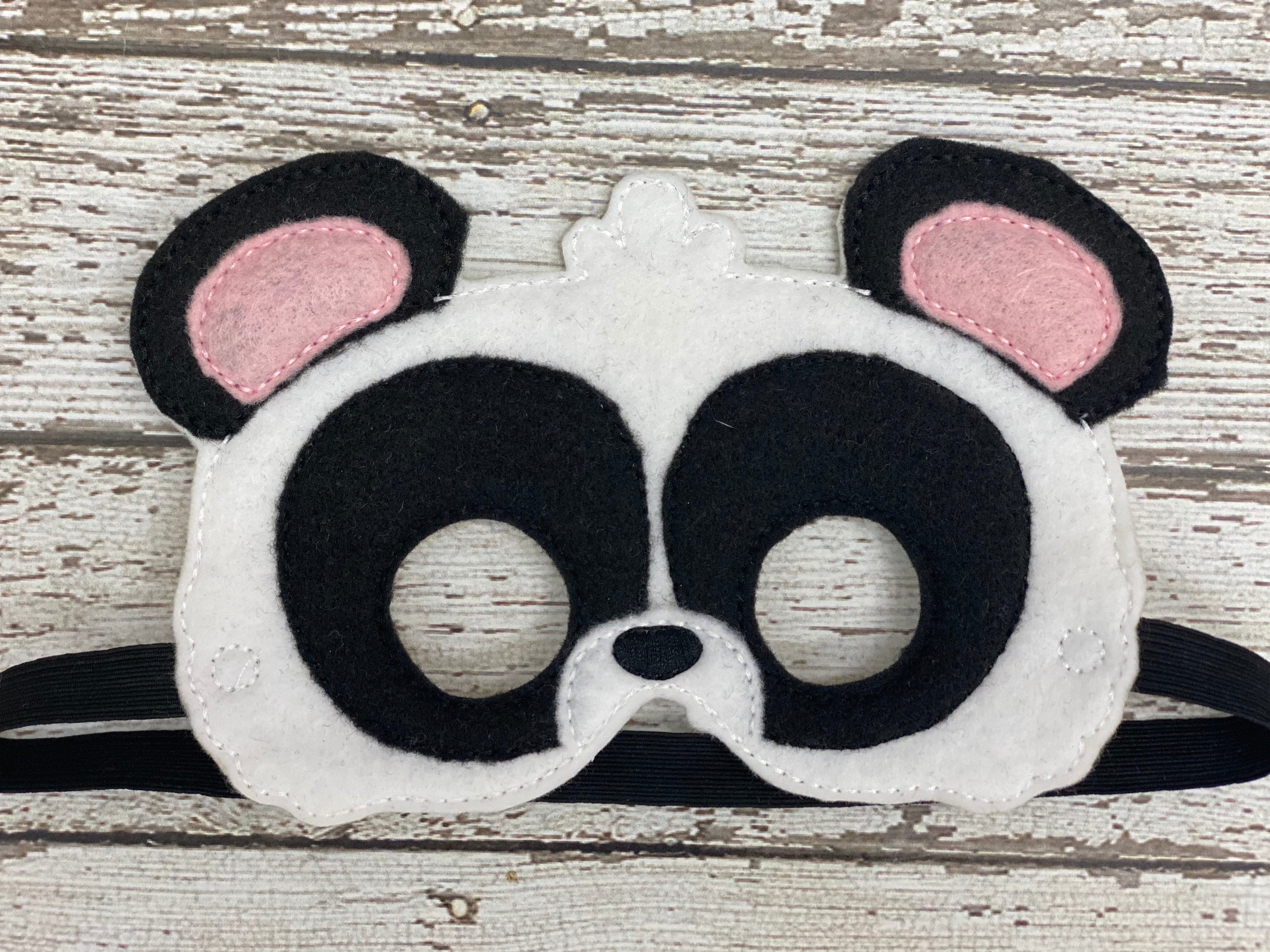 Panda Bear Mask Panda Bear Costume Red Panda Bear Mask Kids - Etsy