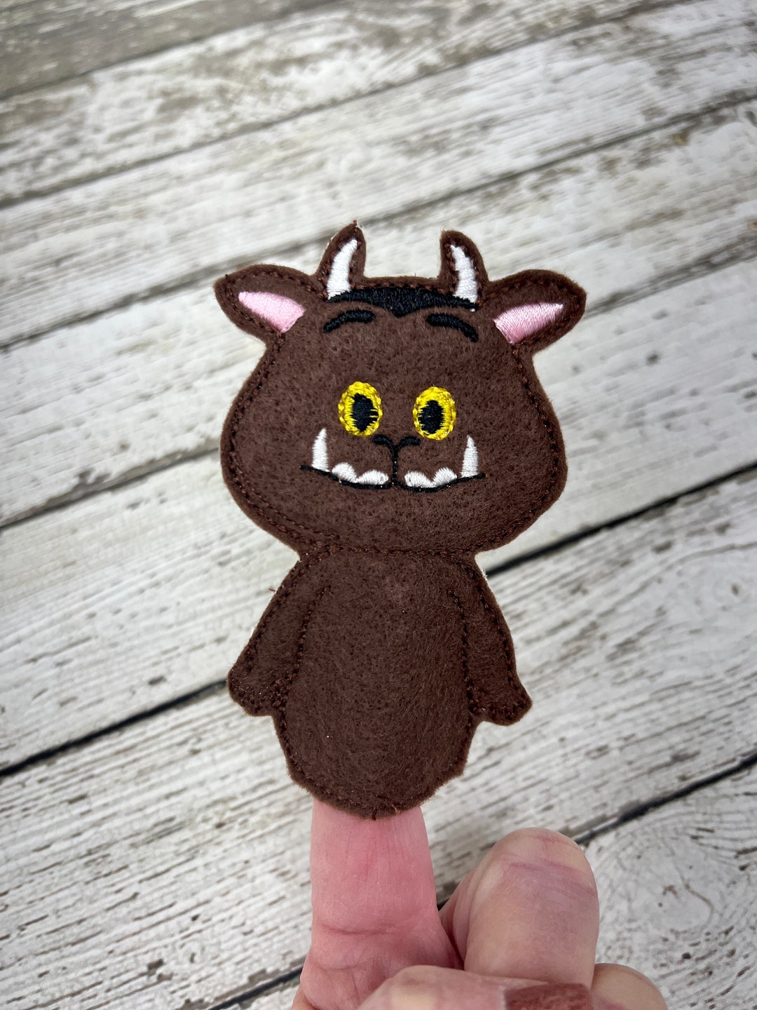 Adorable Handcrafted Monster Finger Puppet for Learning and Play - Etsy
