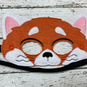 Red Panda Mask Red Panda Bear Cartoon Red Panda Girl Mask Kids Masks ...