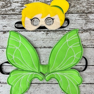 Fairy Mask Fairy Wings Fairy Costume Green Fairy Mask Green Fairy ...