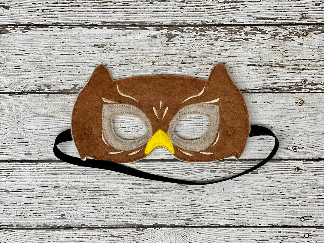 Great Horned Owl Mask Great Horned Owl Costume Tiger Owl Mask Hoot Owl ...