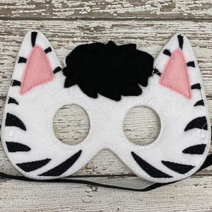 Zebra Mask Zebra Costume Zebra Tail Zoo Animal Mask and Tail Zoo ...