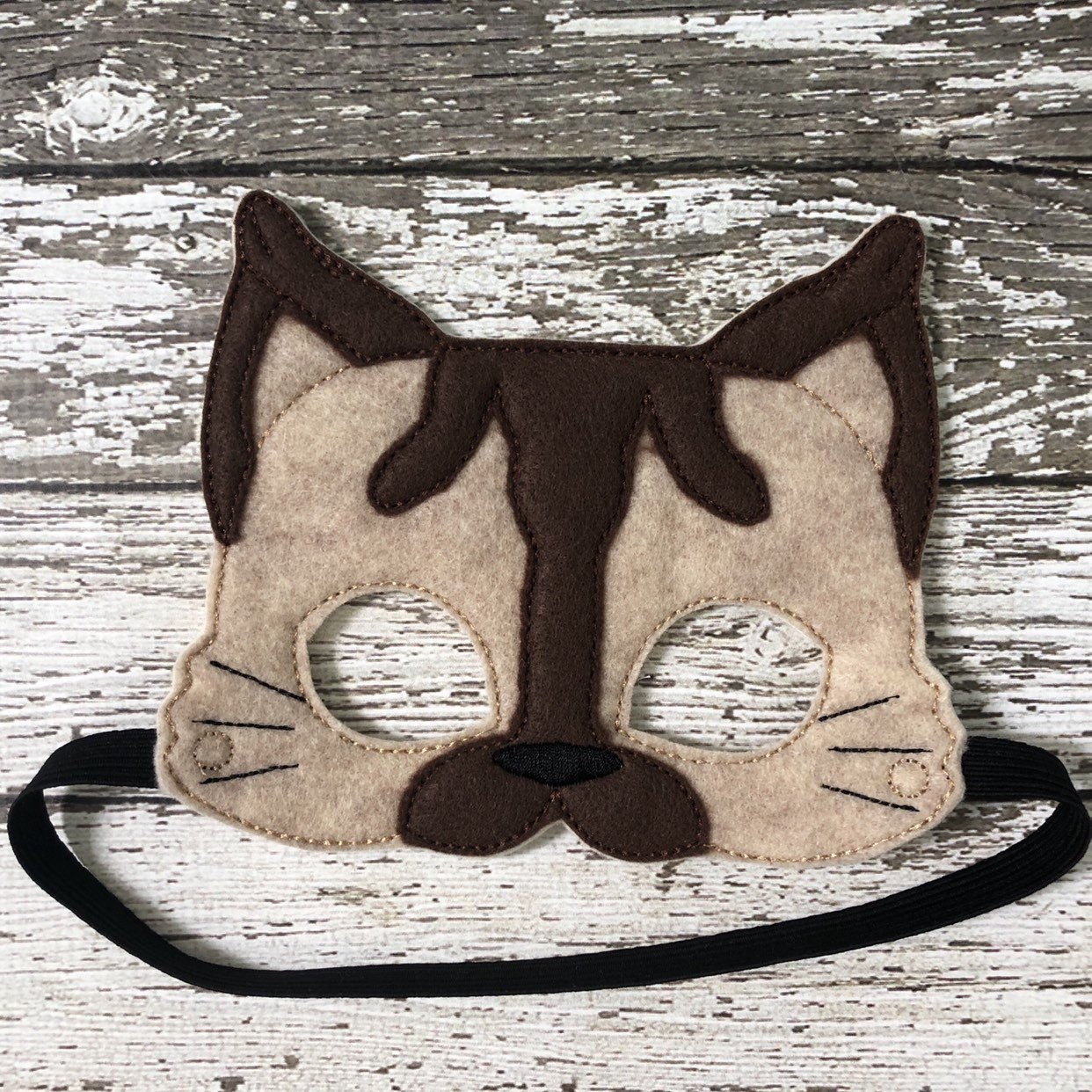 Siamese Cat Felt Mask Siamese Mask Siamese Costume Cat Mask - Etsy