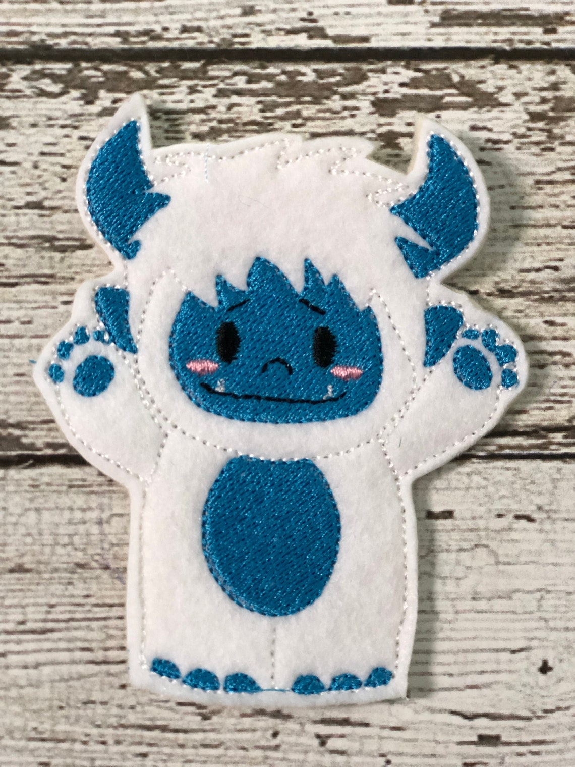 Yeti Felt Finger Puppets for Kids Finger Puppets for Babies | Etsy