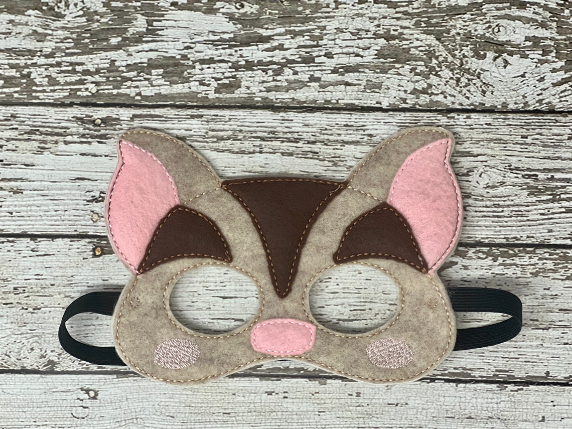 Sugar Glider Felt Mask and Tail: Animal Costume Party Favor - Etsy