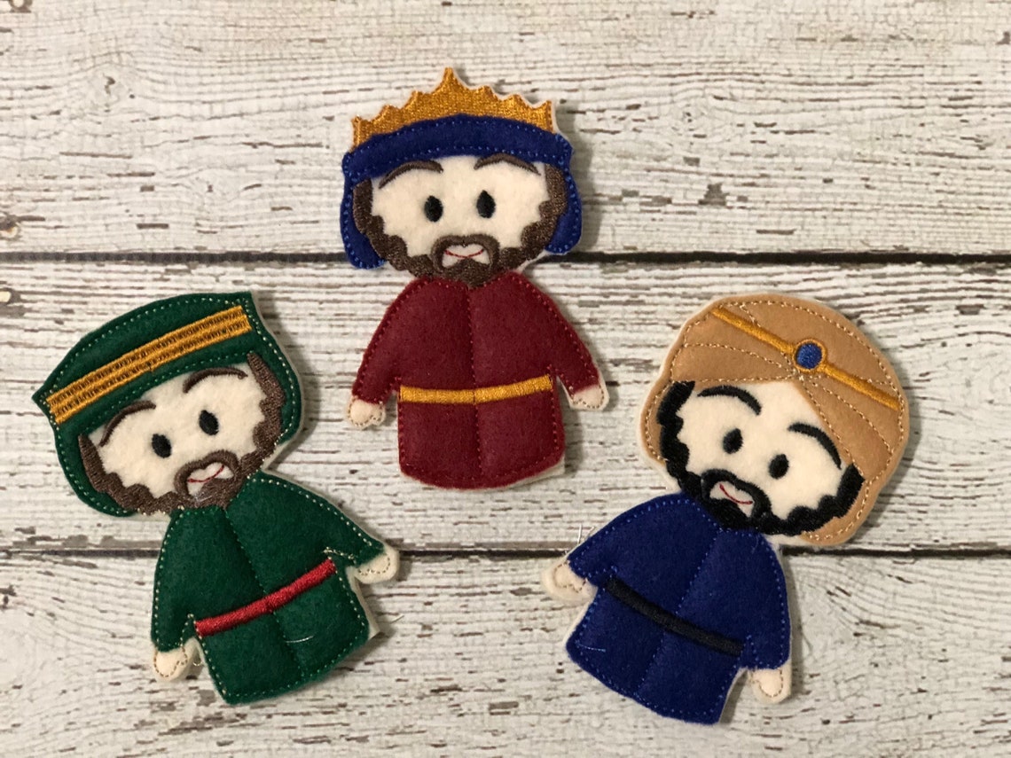 Nativity Finger Puppet Set Felt Finger Puppets for Kids - Etsy