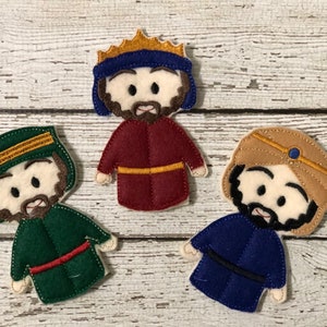 Nativity Finger Puppet Set Felt Finger Puppets for Kids Handmade Finger ...