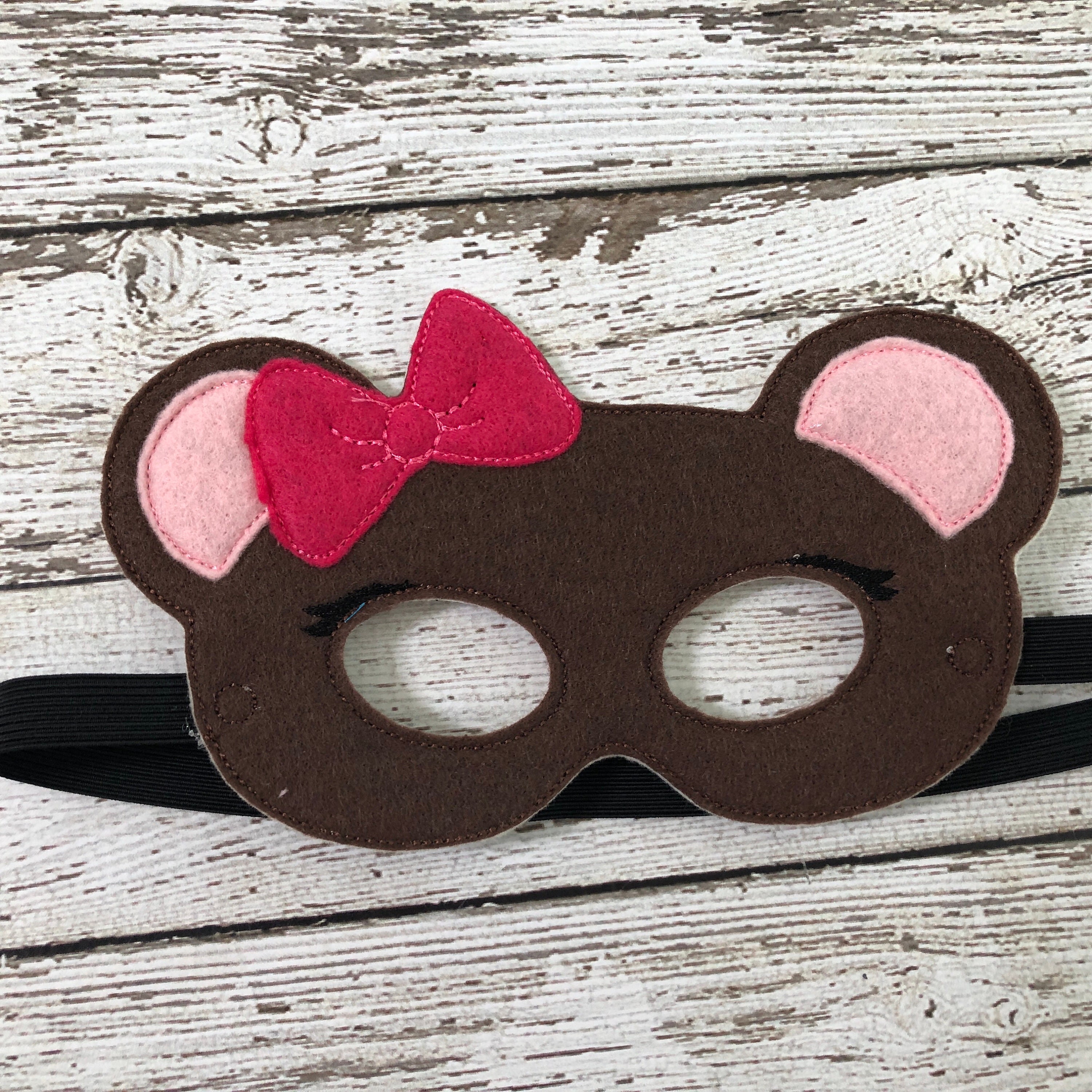 Goldilocks and the 3 Bears Felt Masks Bear Mask Momma Bear - Etsy