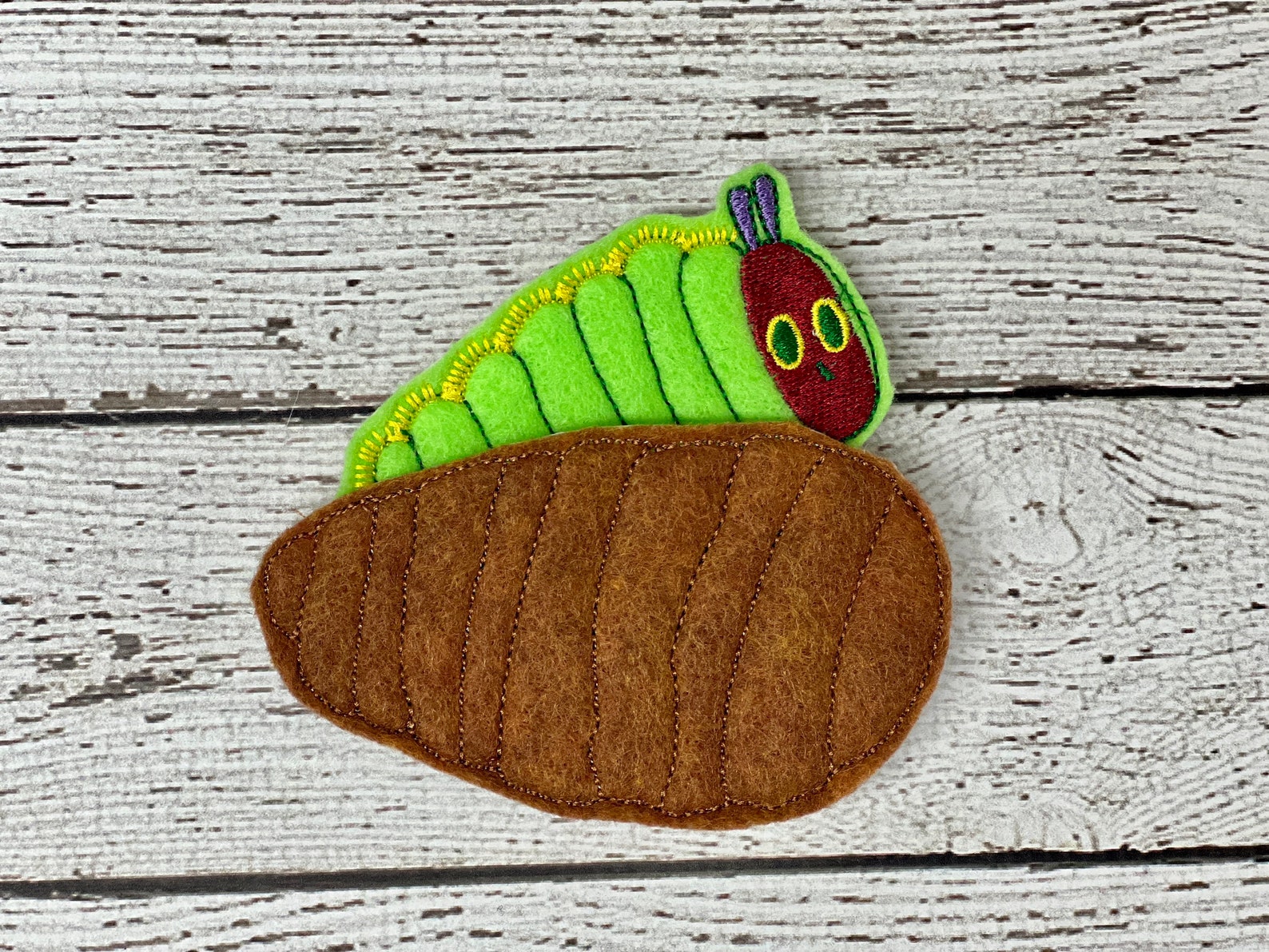 Hungry Caterpillar Felt Finger Puppets Caterpillar Finger - Etsy