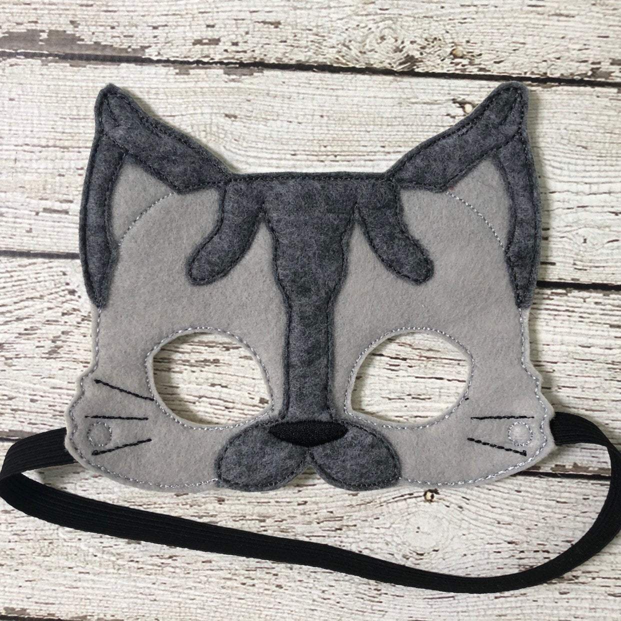 Siamese Cat Felt Mask: Embroidered Costume Party Favor - Etsy
