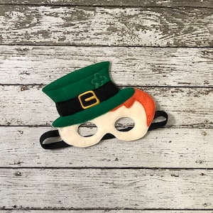 Leprechaun Mask Leprechaun Costume St Patrick's Day Mask Saint Patrick ...