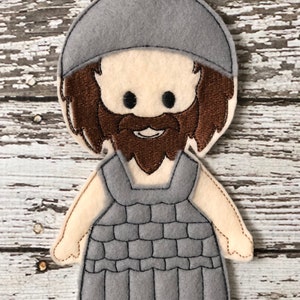 David and Goliath Finger Puppets Bible Felt Finger Puppets for Kids ...