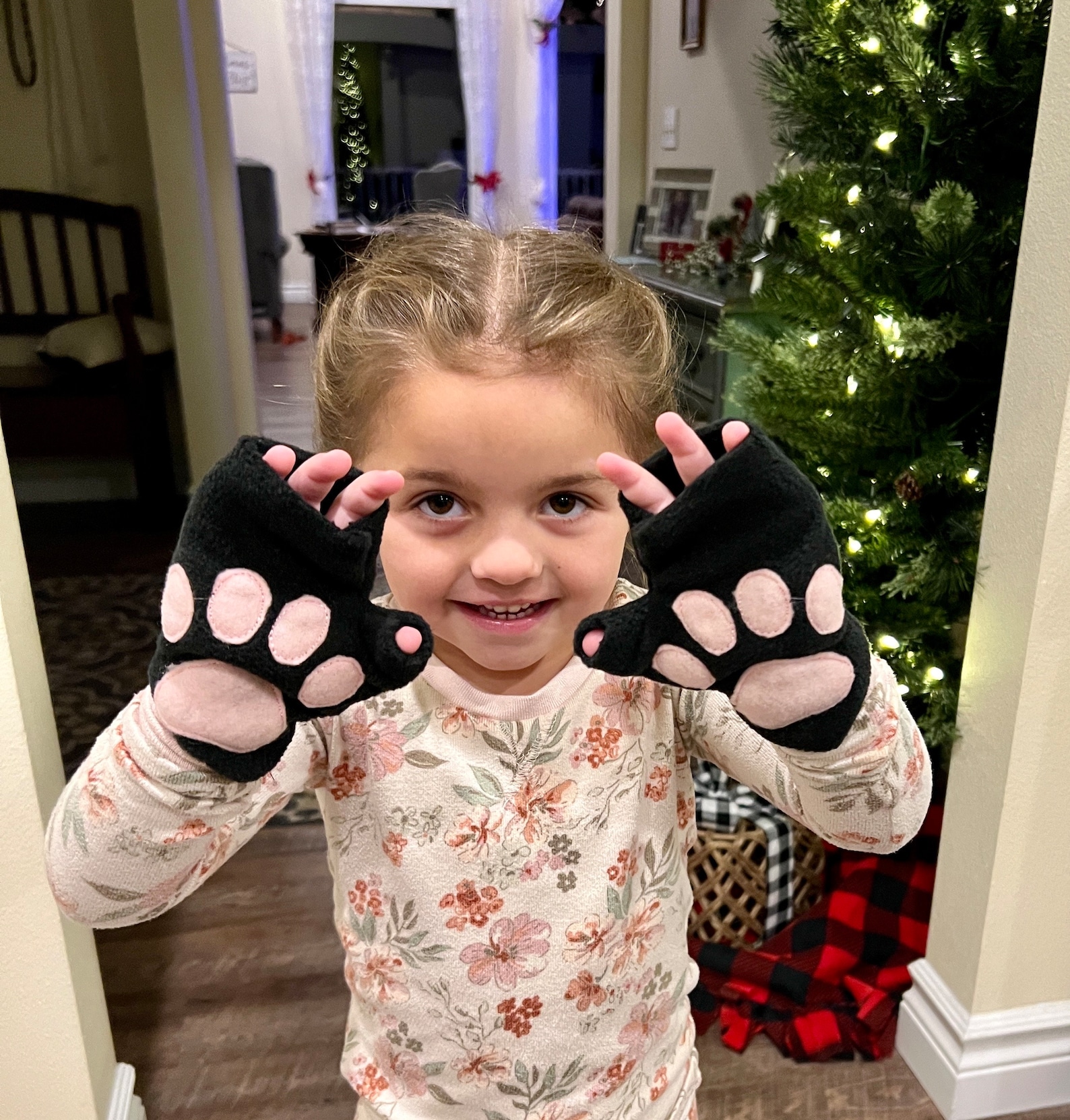 Whimsical Fingerless Animal Mittens - Cat and Dog Costume Mittens - Etsy