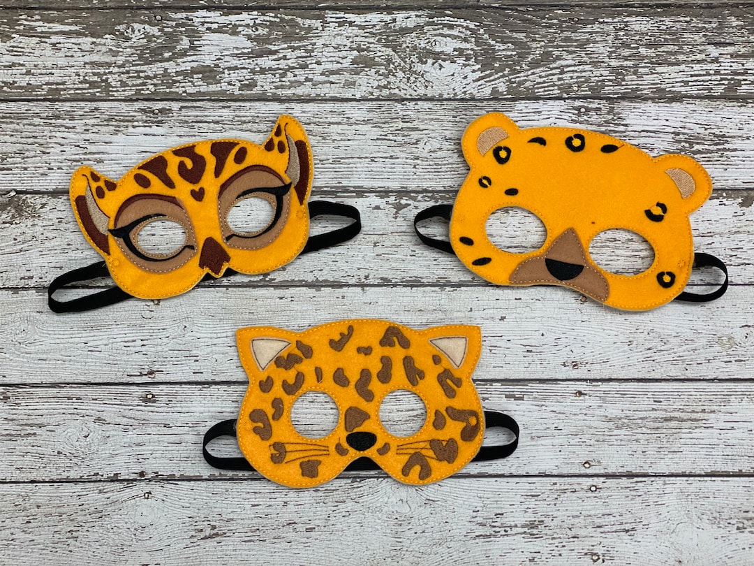 Cheetah Animal Mask Cheetah Costume Cheetah Mask African Cat Mask ...