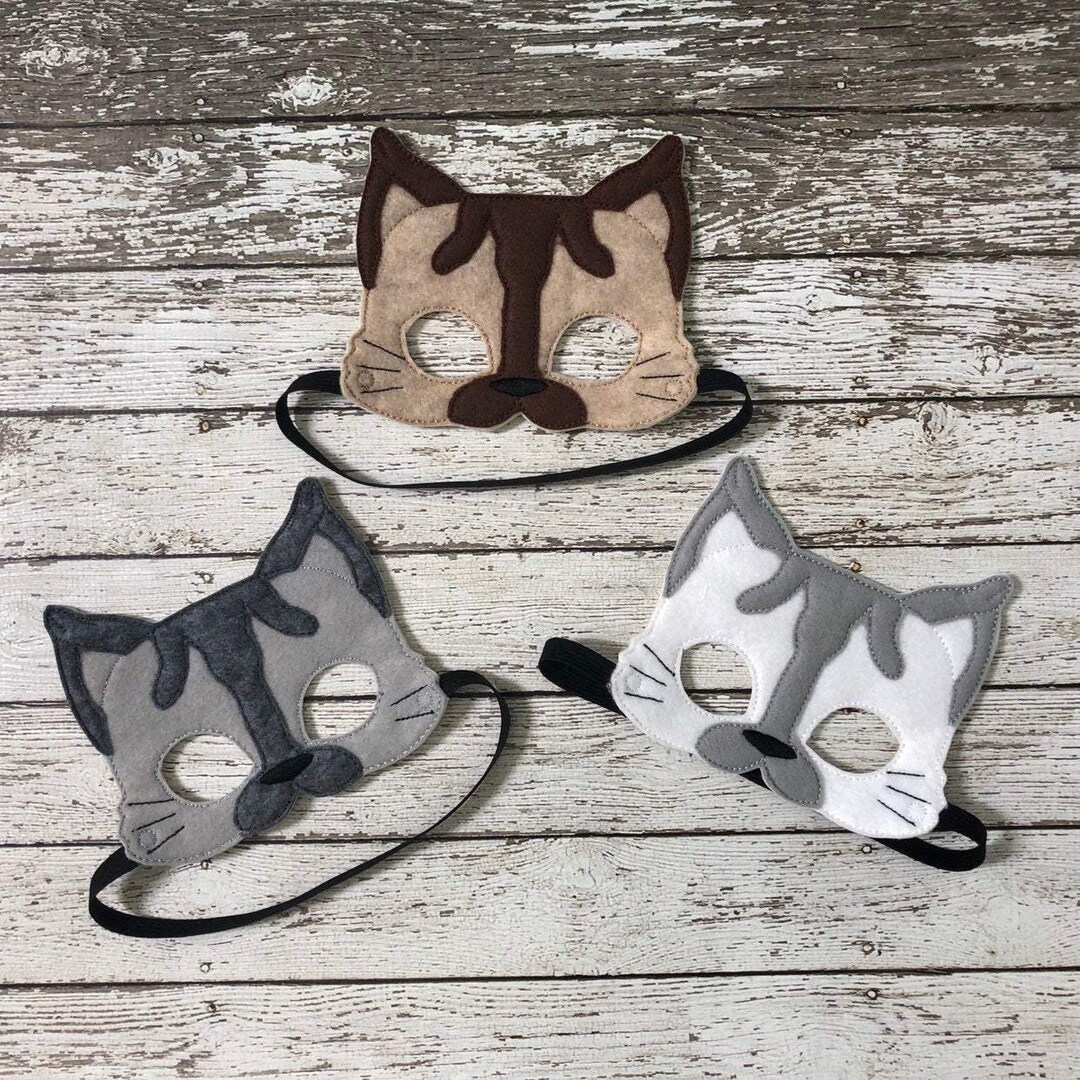 Siamese Cat Felt Mask Siamese Mask Siamese Costume Cat Mask Cat Costume ...