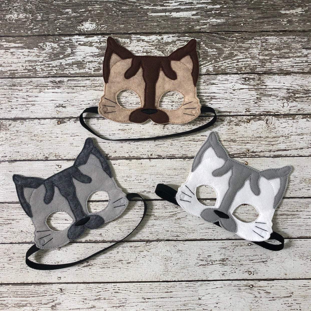 Siamese Cat Felt Mask: Embroidered Costume Party Favor - Etsy