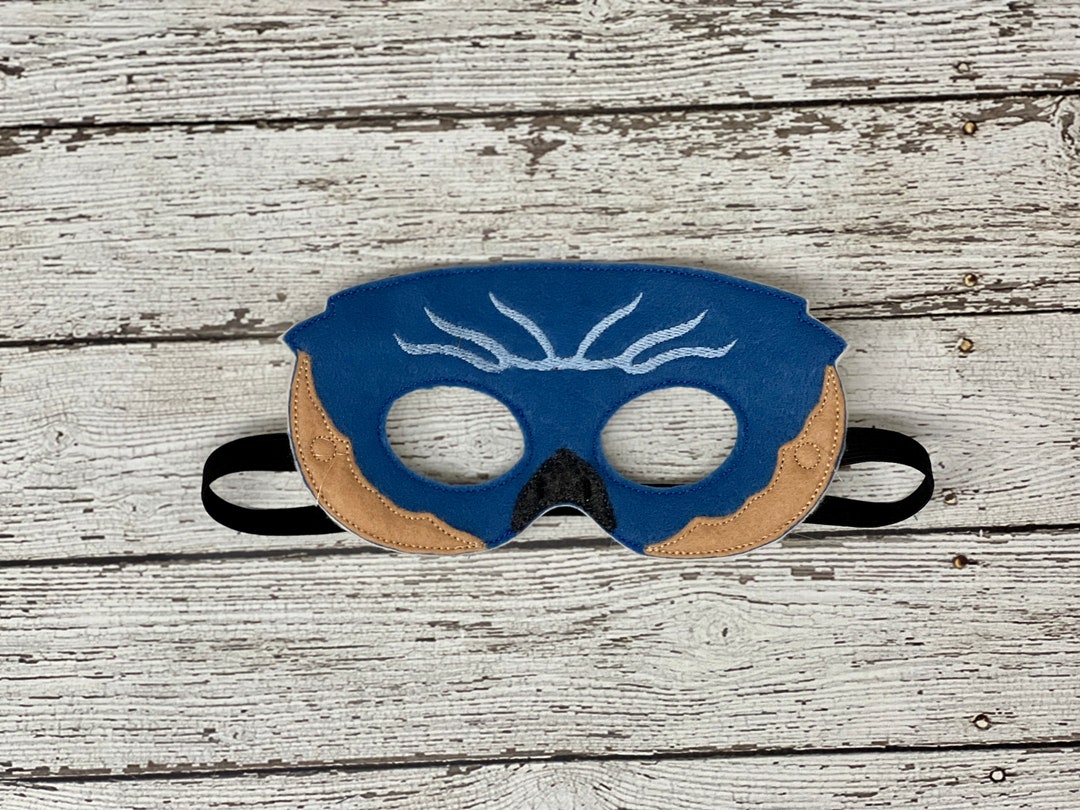 Blue Bird Mask Blue Bird Costume Bluebird Mask Bluebird Costume Bird ...