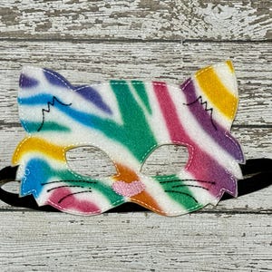 Rainbow Cat Costume Set - Includes Mask, Mitts, and Tail | Eco-friendly ...