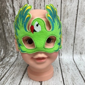 Parrot Mask Parrot Masks Halloween Mask Bird Mask Bird Costume Parrot ...