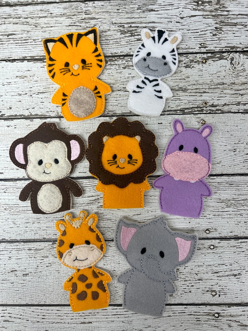 Noah's Ark Felt Finger Puppet Set - Essential Bible Story Prop - Etsy